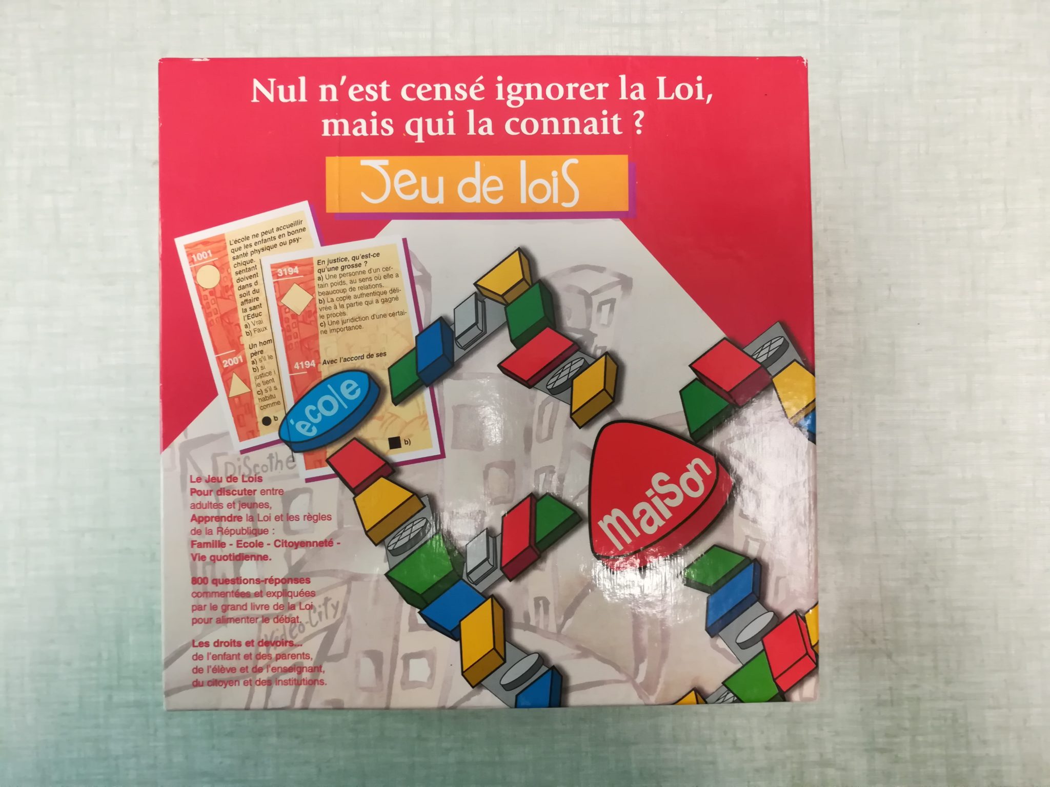 Jeu de Lois | Ligue de l'enseignement de l'Allier